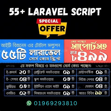 55 Laravel Script Collection For It Businesses Digi Navo