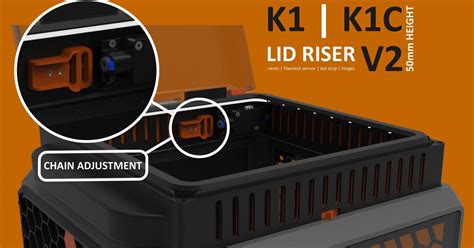 Creality K1k1c Lid Riser V2 50mm Height By Leote3 Download Free