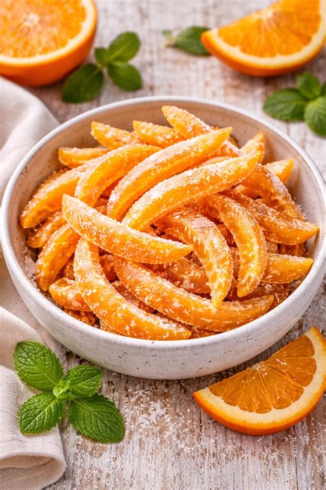 Candied Orange Peels Benefitrecipes