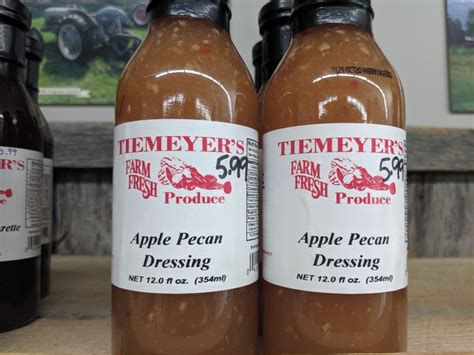 Apple Pecan Dressing 12 Oz Bottle Tiemeyers Market