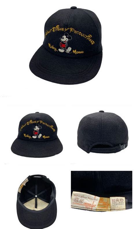 Vintage Micket Walt Disney Mens Fashion Watches And Accessories Cap
