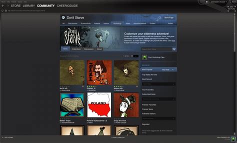 how to install a mod from the steam workshop [don t starve] mods and