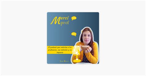 ‎merci Prof On Apple Podcasts