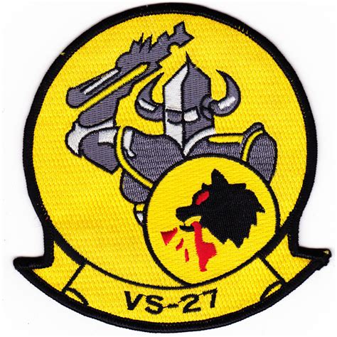 Vs 27 Aviation Air Sea Control Squadron Twenty Seven Patch Squadron