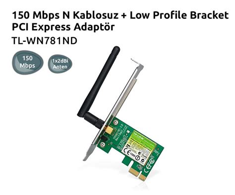 TP-LINK TL-WN781ND 150 Mbps N Kablosuz 2dBi Değiştirilebilir Antenli ...