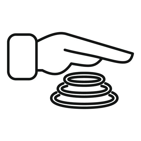 Fast Security Scan Icon Outline Vector Palm Security 40269403 Vector Art At Vecteezy