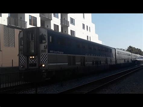 Amtrak Train 777 Amtk 6905 Departing At Oceanside Tc Youtube