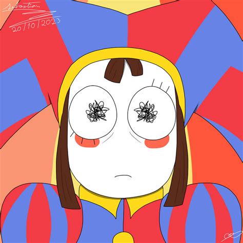 Pomni The Amazing Digital Circus Fanart By Sebastianenriqueart On