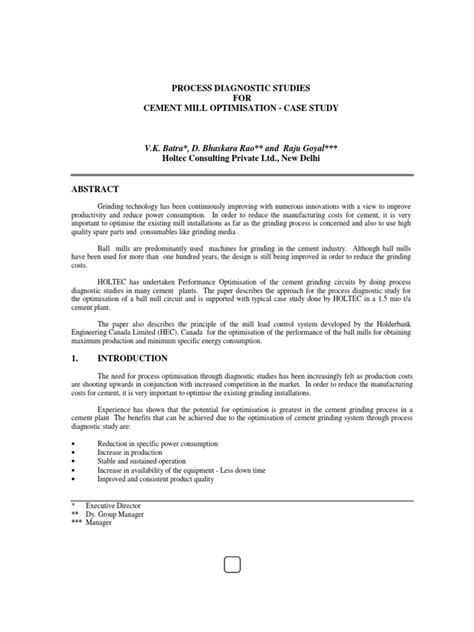 Ball Mill Optimization Pdf Mill Grinding Mathematical Optimization