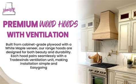 Hoodsly Curved Range Hood 375 W X 48 H Handcrafted