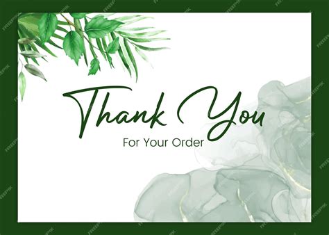 Premium Vector Thank You Card Vintage Floral Background With Flower