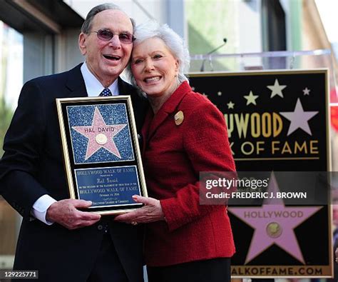 50 Hal David Honored With Star On The Hollywood Walk Of Fame Stock