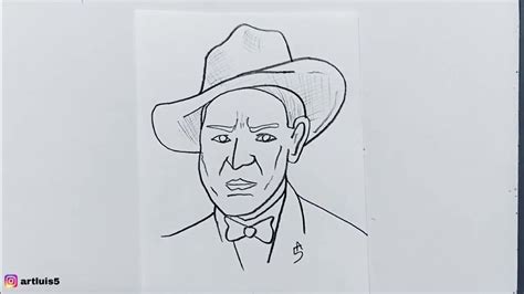Cómo Dibujar A Augusto César Sandino Youtube