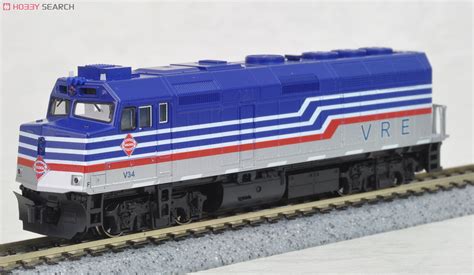 Emd F40ph Virginia Railway Express Vre Blue Silver V34 Model