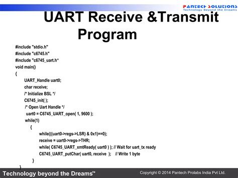 Interfacing UART With Tms C PPT