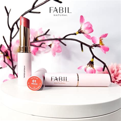 Jual Mecca Lip Glow Fabil Tinted Lip Balm Colour Lip Glos Moringa Uv Vilter Melembabkan