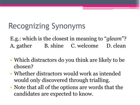 Recreating Synonym