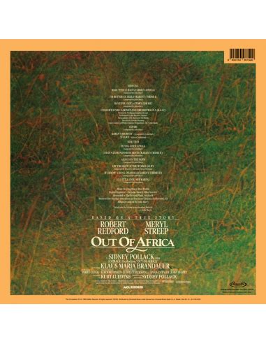 John Barry Out Of Africa Original Soundtrack