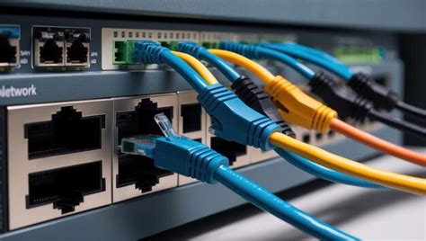 Premium Photo Close Up Of Network Cables Connected To A Server Highlighting Connectivity