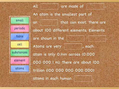 Atomic Model Complete The Sentence