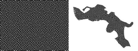 Illustration Of The Reaction Diffusion Texture Used Right And The