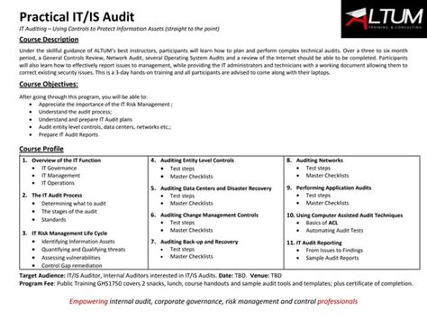 Practical It Auditing Ppt