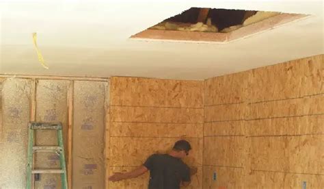 Osb Garage Ceiling The Newest Trend In Garage Ceilings