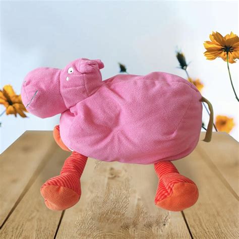Vintage Retired Ikea Pink Hippo Plush Barnslig Flodhast Retro Soft Toy