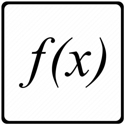 Function Math Mathematical X Icon Download On Iconfinder