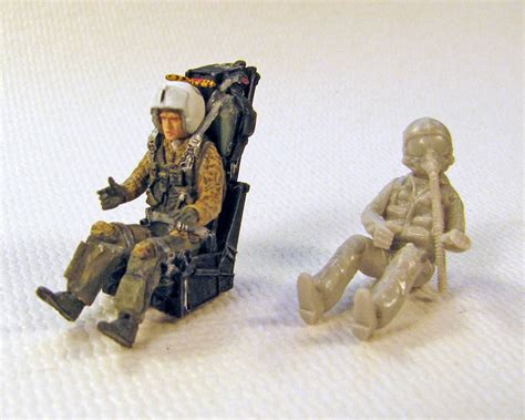 U S Navy Fighter Pilot With Ejection Seat For F 8e H J K Crusader