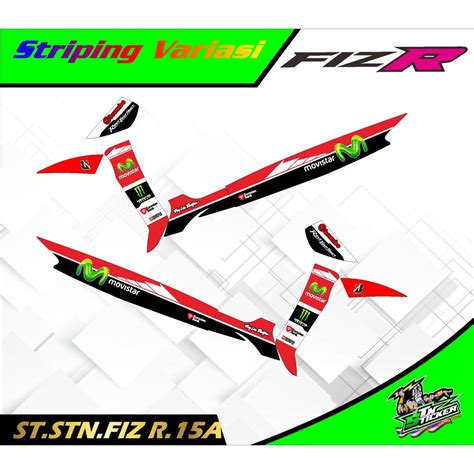 Jual Stiker Striping List Variasi Fiz R Sticker Striping Fiz R 15