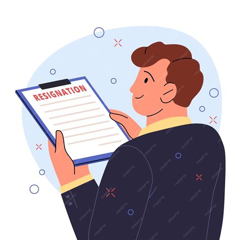 Free Vector Hand Drawn Resignation Illustration