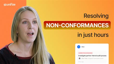 Resolving Non Conformances In Just Hours With Unifize