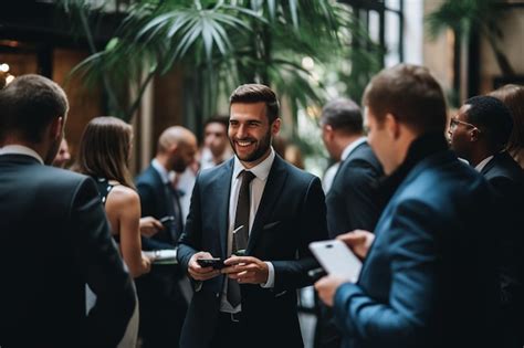 Premium Photo Building Connections Networking