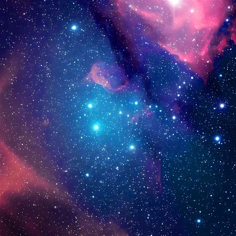 Colorful Stars In Space