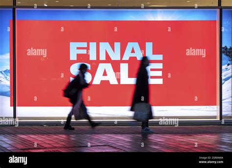 Final Sale Clothing Department Stores On Schadowstrasse Large Poster