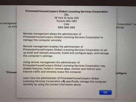Macbook Pro My Mackbook Pro Is Forcing Me To Use Remote Management Ask Different