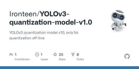 github ironteen yolov3 quantization model v1 0 yolov3 quantization