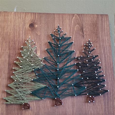 Tree String Art Etsy