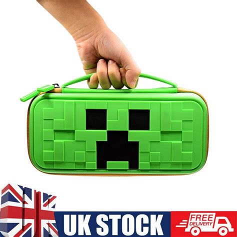 For Nintendo Switch Oled Hard Case Minecraft Travel Cover Game Storage