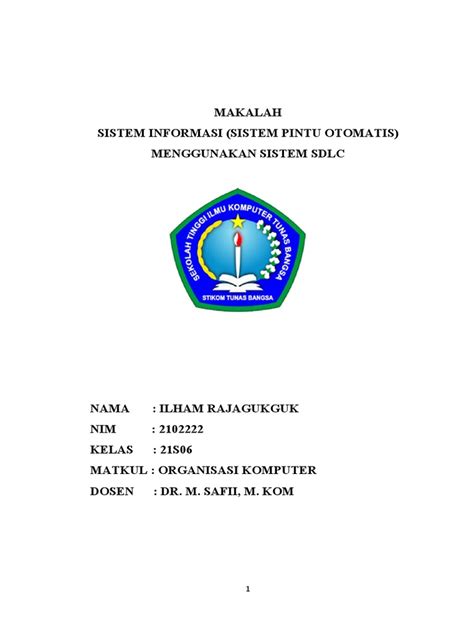 Makalah Sdlc Pdf