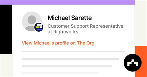 Michael Sarette Customer Support Representative At Rightworks The Org