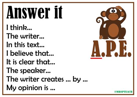 Mrs P Teach Going Ape Replacing Pee