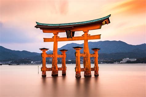 Itsukushima Shrine And Miyajima Gate Unesco World Heritage Site In