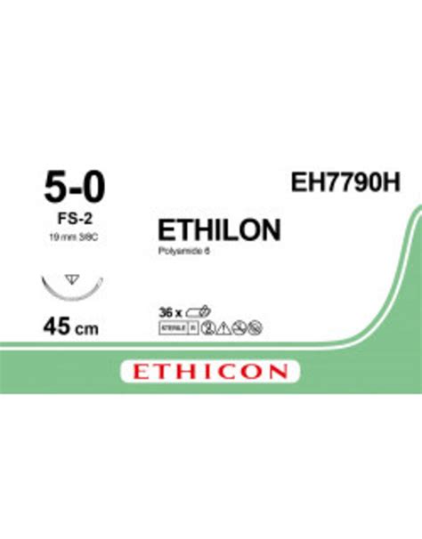 Ethilon 5 0 45 Cm Fs 2 Eh7790h 12 Stuks Medical2day Bv