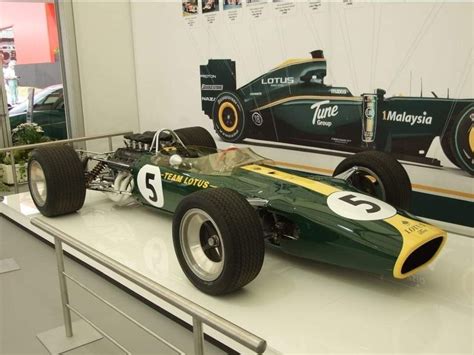 Classic Green Lotus Race Car