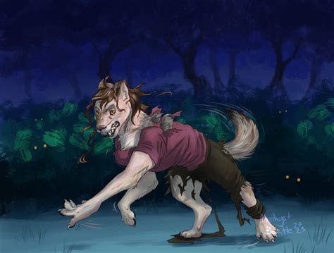 A Woodland Wolf Romp By Amethystbeetle Rfemalewerewolves