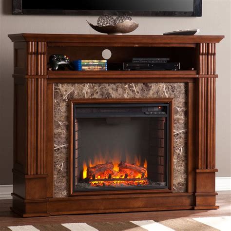 Southern Enterprises Highgate Electric Fireplace Electric Fireplace