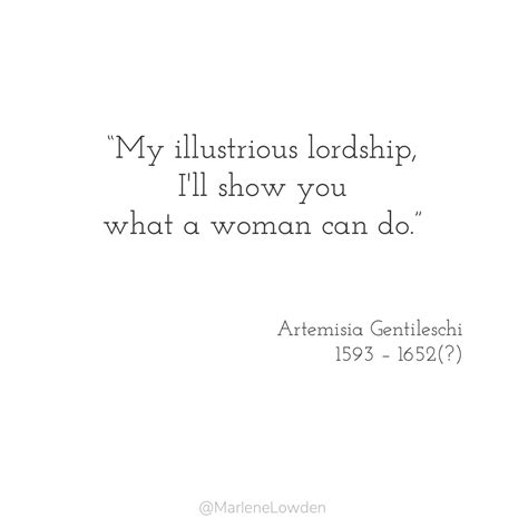 Artemisia Gentileschi Quotes