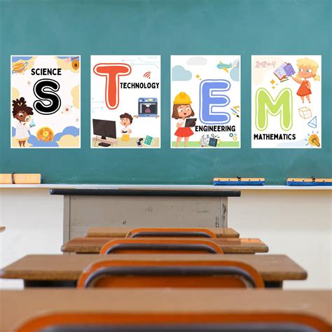Stem Classroom Posters Elementary Classroom Science Decor Science